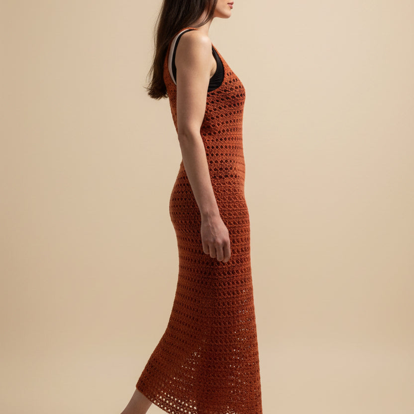 Kit Crochet - Robe Xxxx à bretelles - Un crochet par ici
